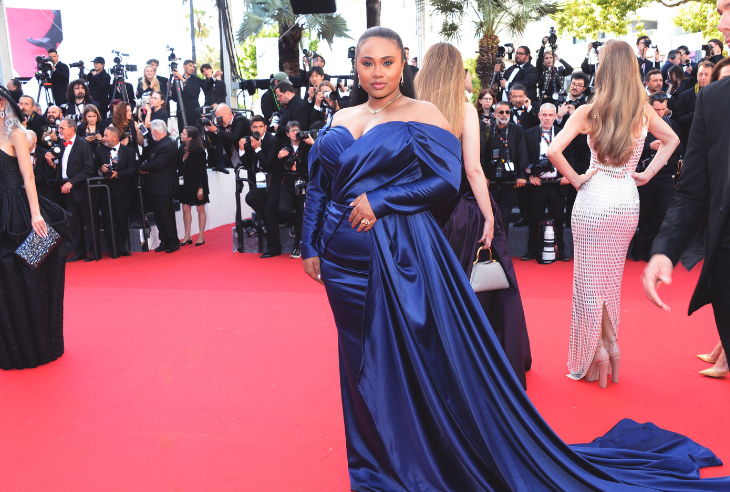 Cynthia Nassardine valorise la mode ivoirienne à Cannes aux côtés du ...
