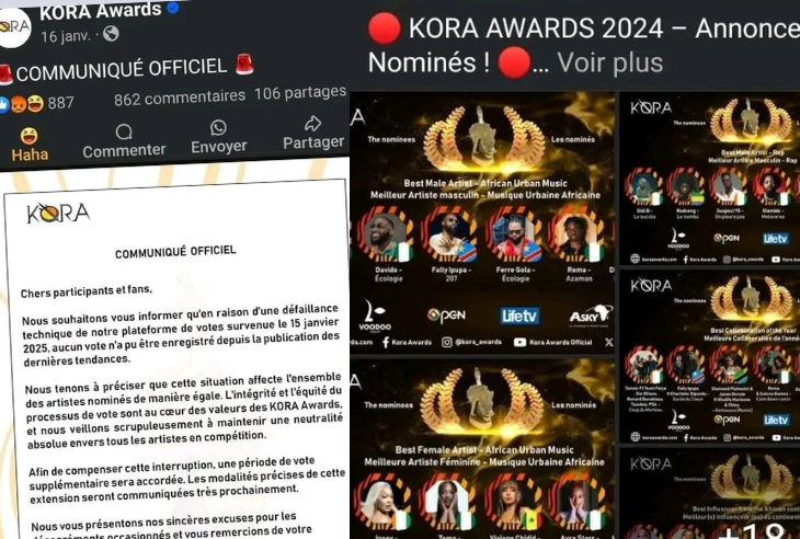 Scandale /KORA Awards : Vote payant, cérémonie fantôme, où sont passés ...