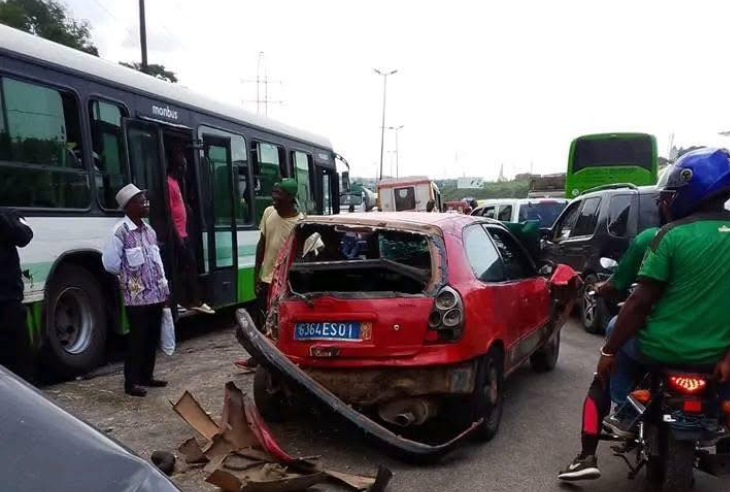 Côte d'Ivoire : Le GSPM fait le point du grave accident survenu sur l’autoroute du nord à Abidjan